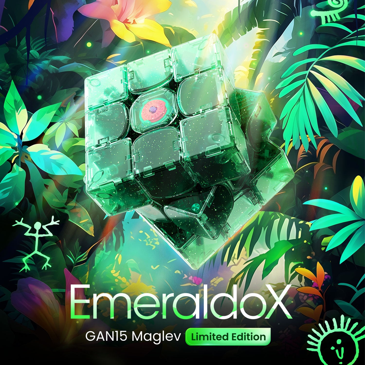 2025 Summer Limited Edition GAN15 Maglev EmeraldoX | GANCUBE Official Website
