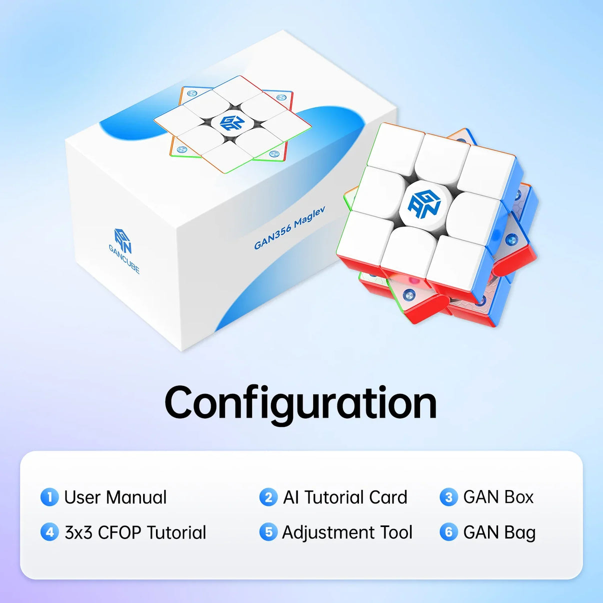 GAN356 Maglev 3x3 Advanced Magnetic Speed Cube | GANCUBE Official Website