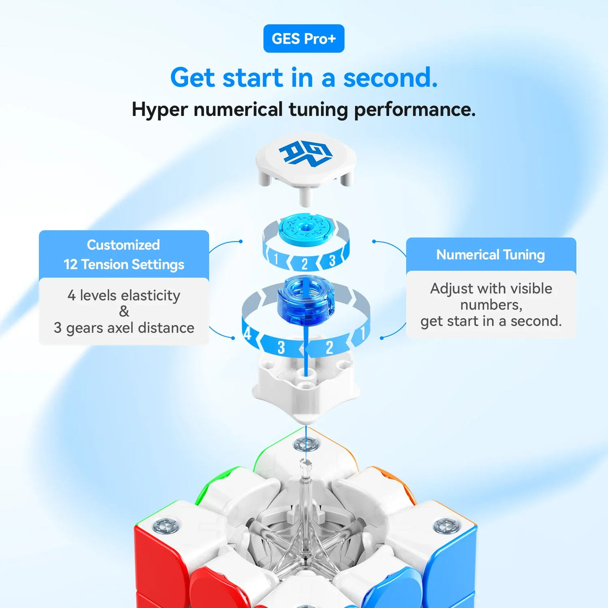 GAN356 M E 3x3 Magnetic Speed Cube | GANCUBE Official Website