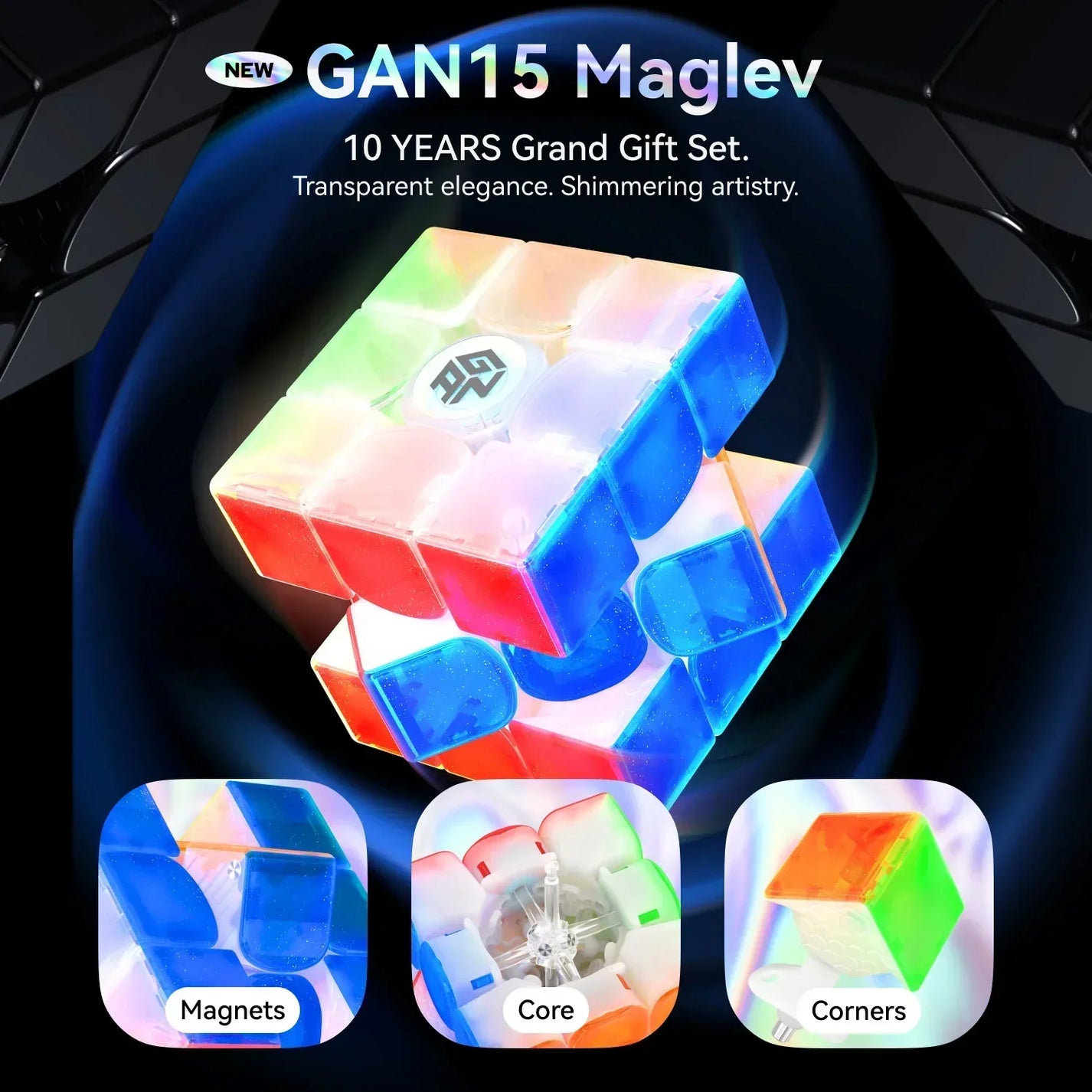 GAN15 Maglev Ten Years Grand Gift Set | GANCUBE Official Website
