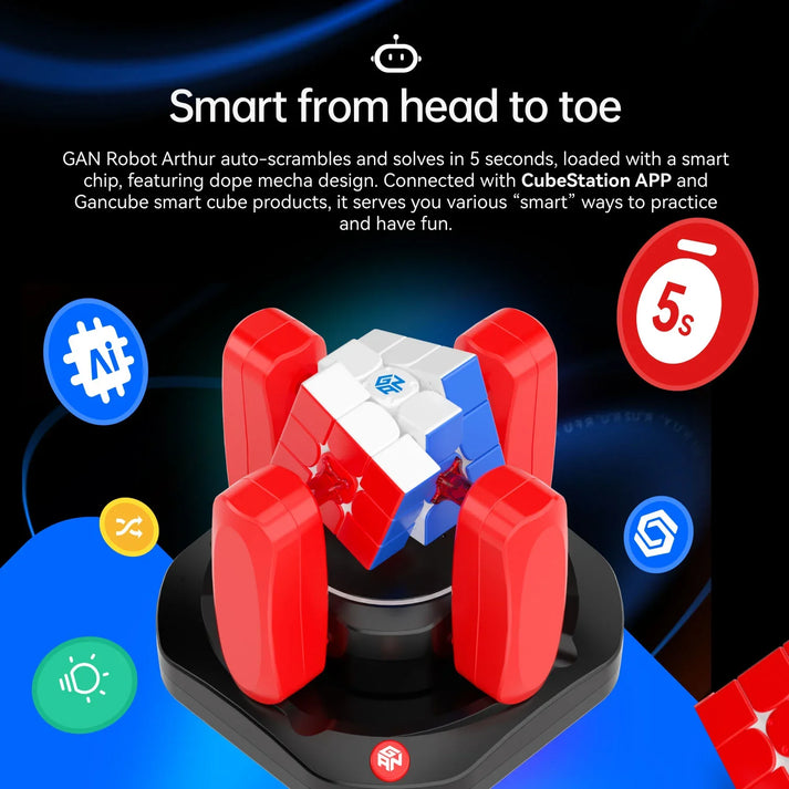 GAN Smart Robot V2 - GAN Robot Auto Solving | GANCUBE