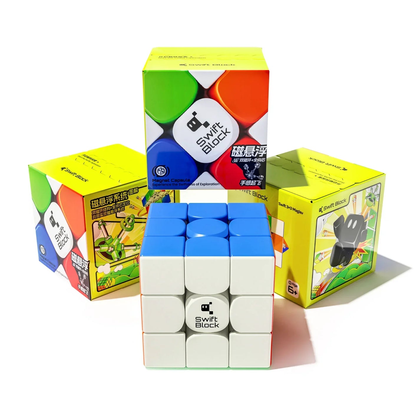 Swift Block 355 M Magnetic 3x3 Speed Cube | GANCUBE Official Website