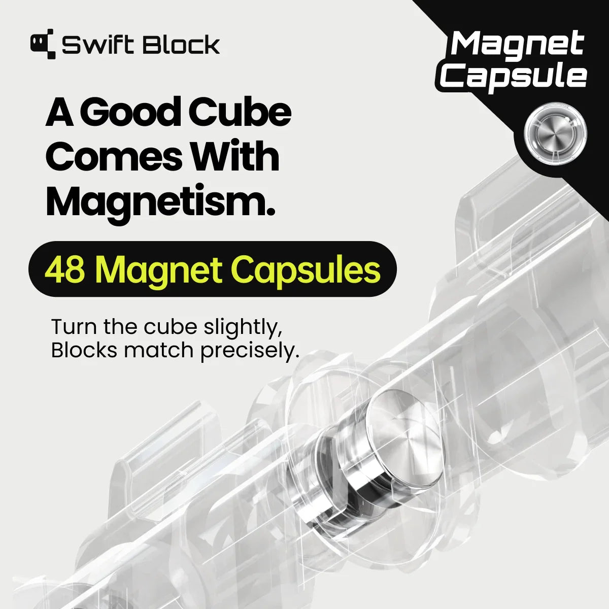 Swift Block 355S Smooth 3x3 Puzzle Cube | GANCUBE Official Website